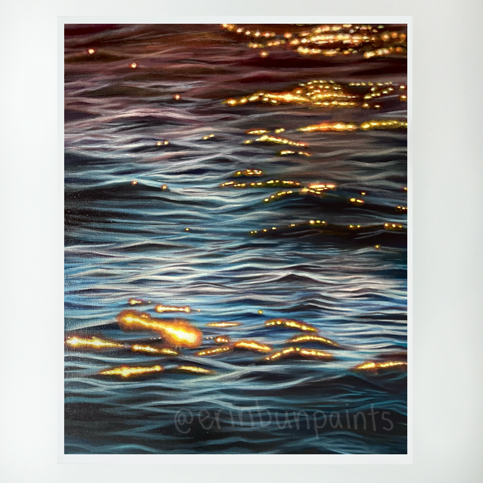Water Sparkle Art Print – erinbunpaints