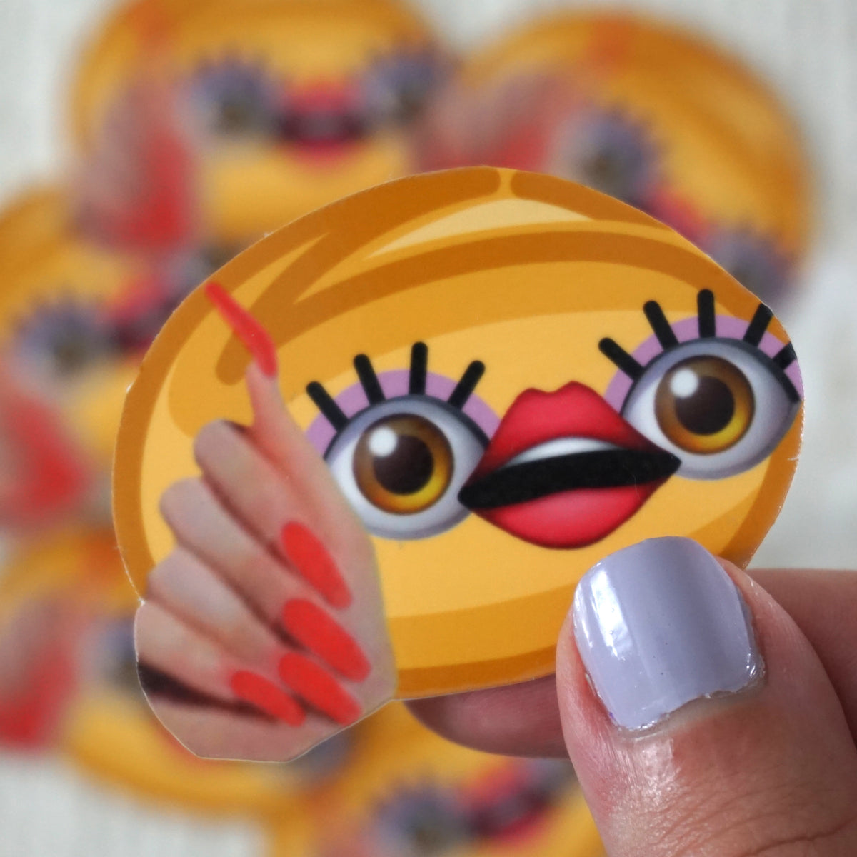 Sass Bun Sticker – erinbunpaints