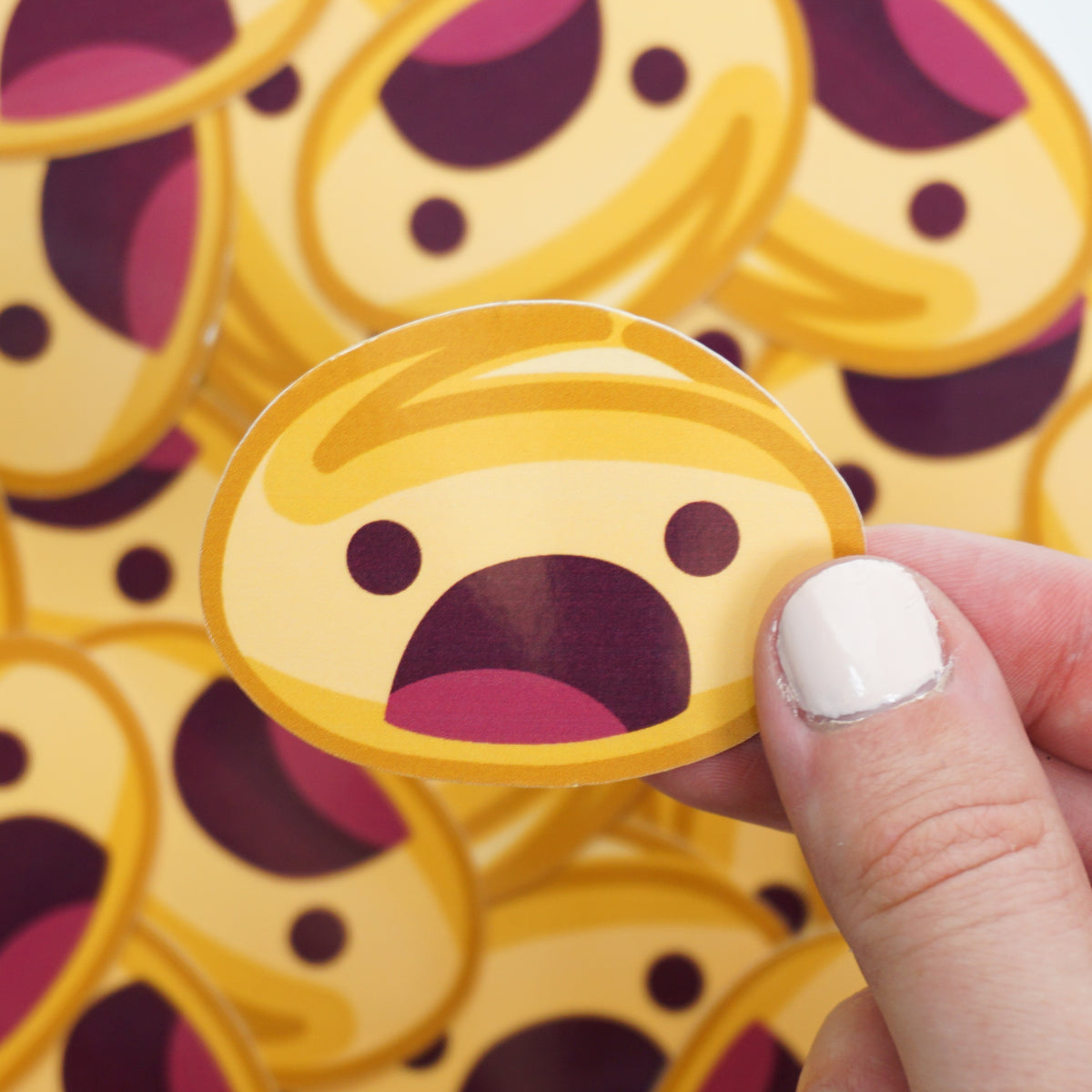 Shocked Bun Sticker – erinbunpaints